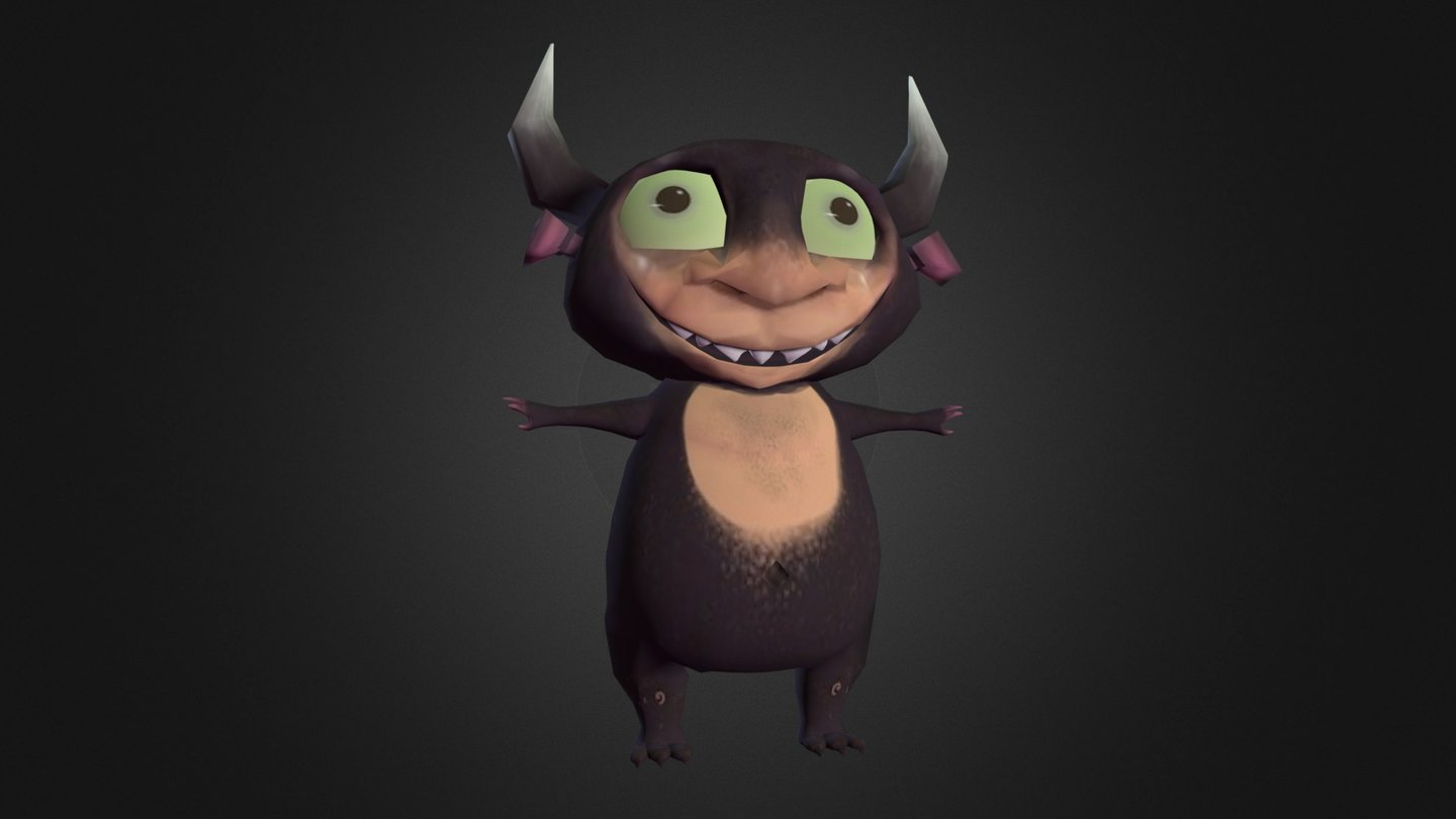 Monster - Download Free 3D model by yifatshaik [fd8053f] - Sketchfab