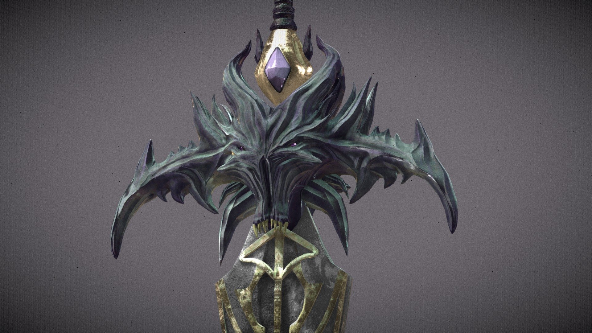 DarkSword - 3D model by Vidal (@vidalh3D) [fd8215f] - Sketchfab