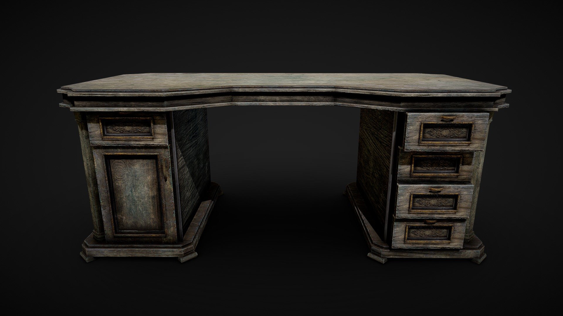 Abandoned table - Download Free 3D model by stanislau.see [fd82fc6 ...