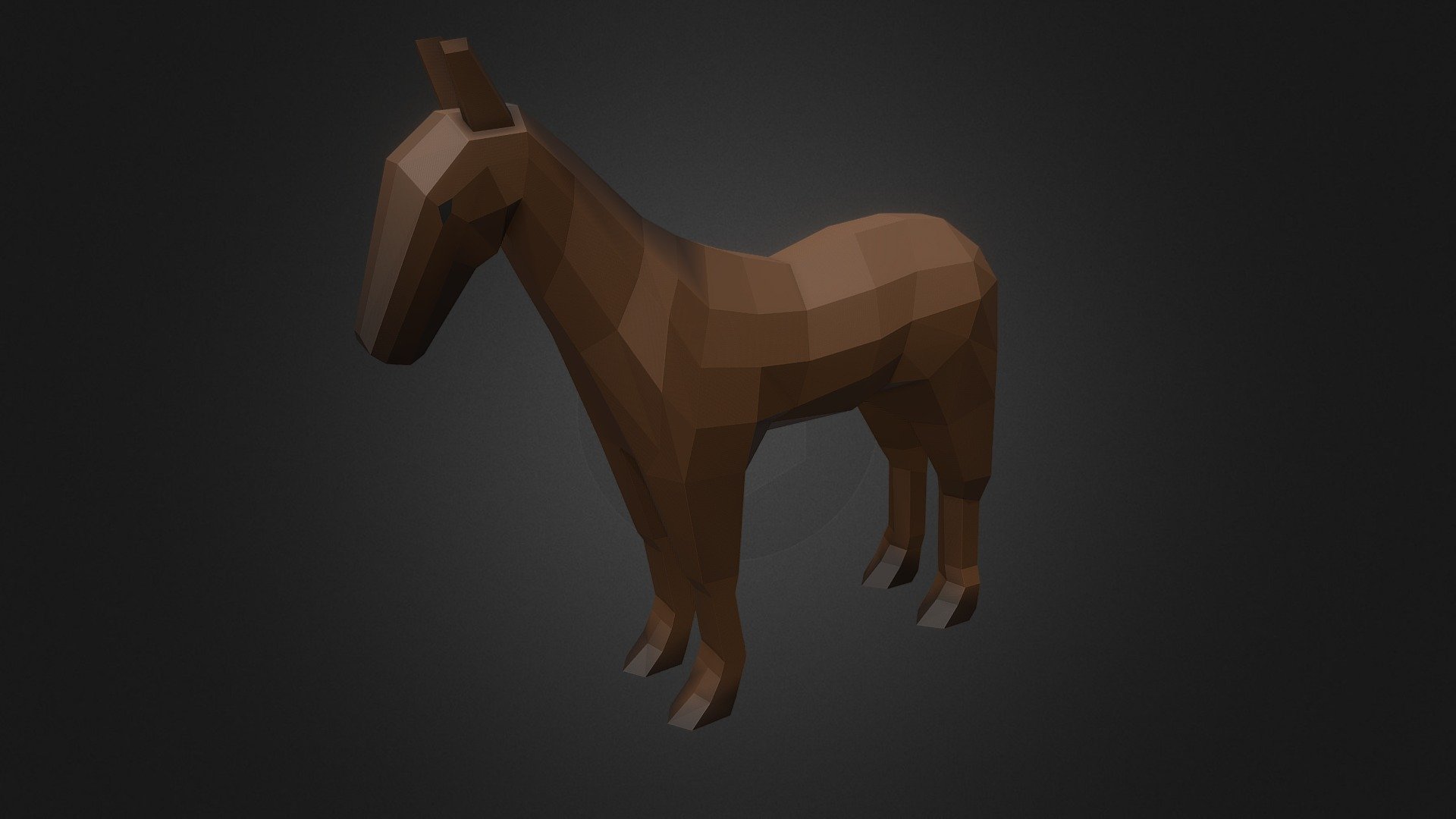 Low Poly Horse - Buy Royalty Free 3D model by Ikon XR (@ikonxr ...