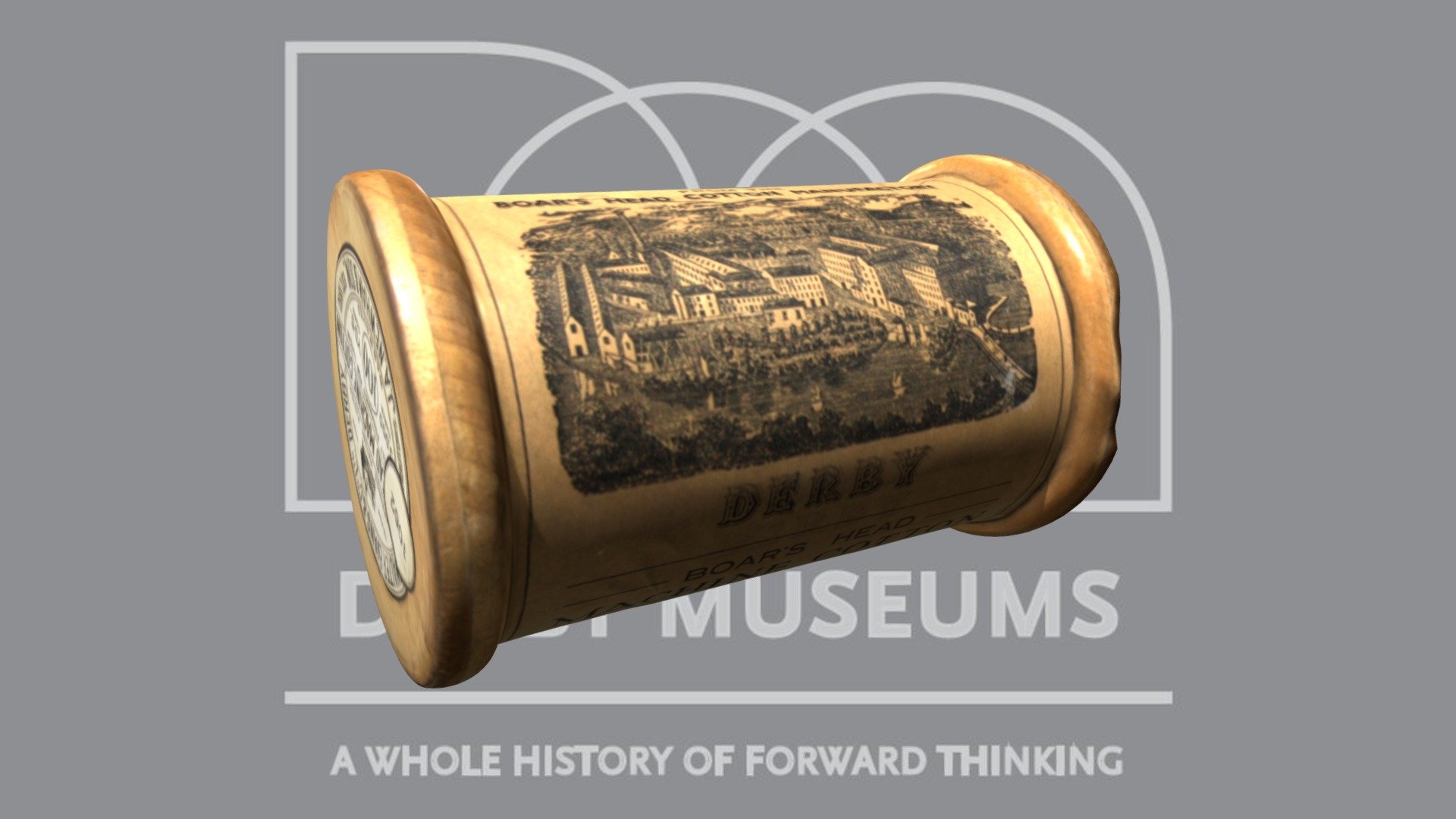 Reel of Cotton - 3D model by Derby Museums (@DerbyMuseums) [fd8c21e ...