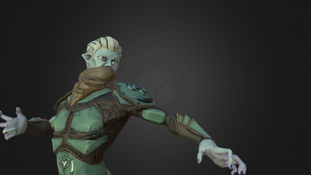 Zyph, the Nyssor priest. - 3D model by uaidavi [fd8c751] - Sketchfab