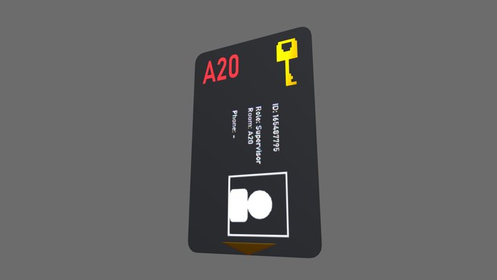 Keycard 3D models - Sketchfab