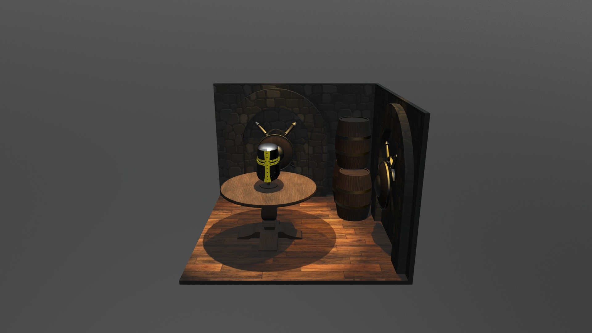Armoury scene - 3D model by Opendavid [fd8ec5d] - Sketchfab