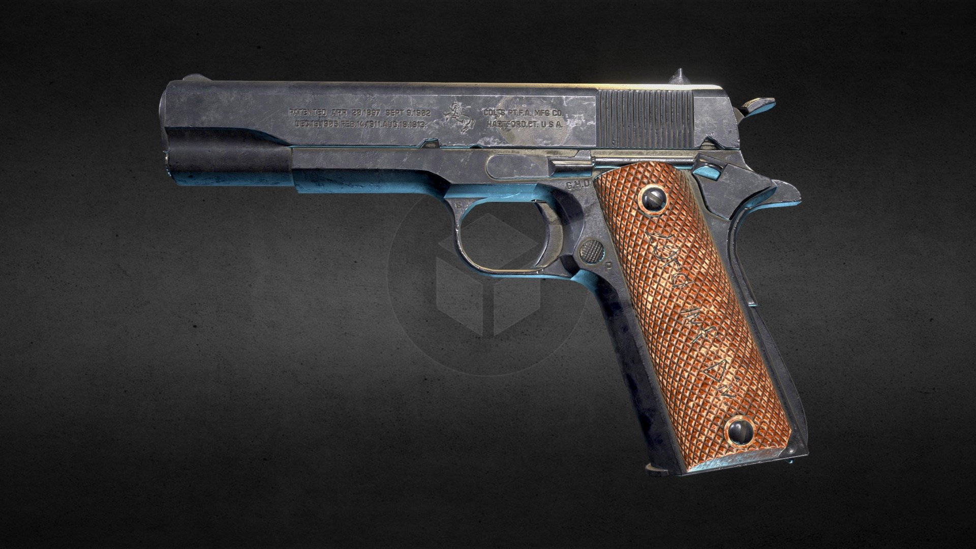 COLT M1911 - 3D model by stanavov [fd8eee6] - Sketchfab
