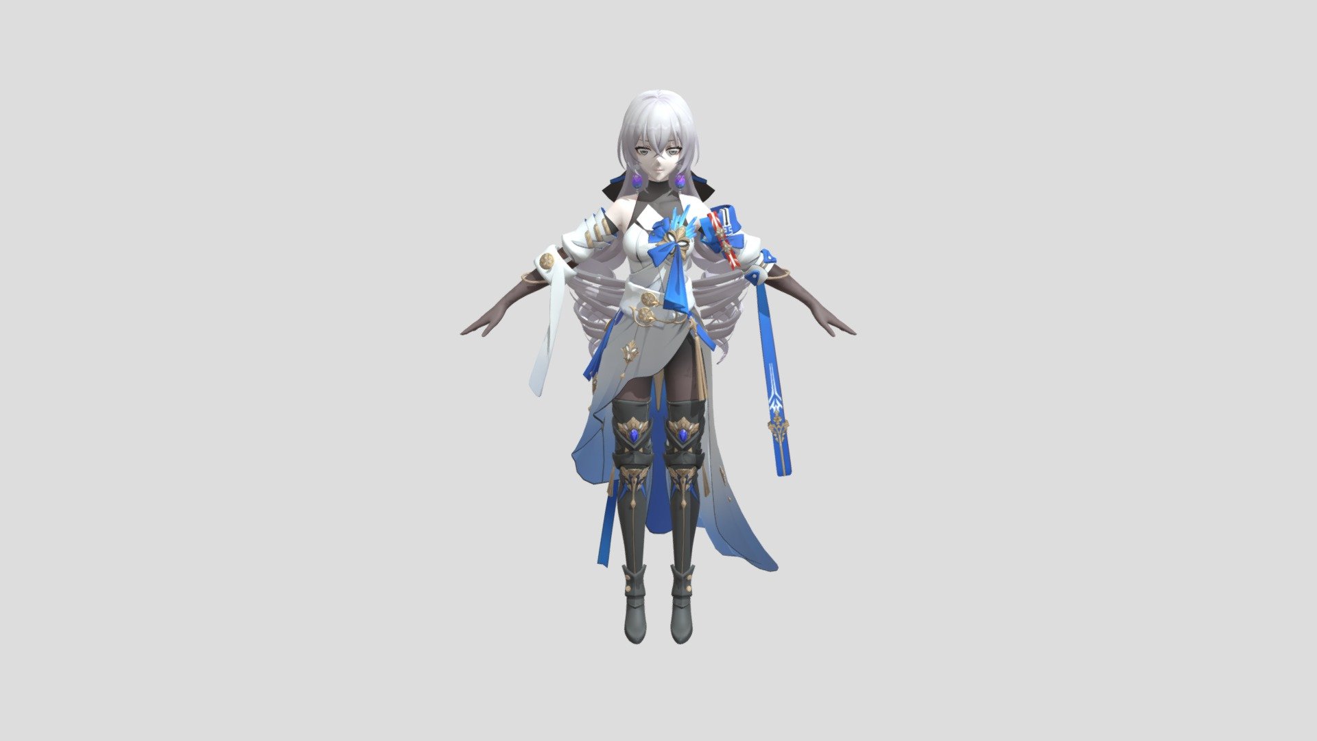 Bronya Star rail - Download Free 3D model by ilyakardailskiy [fd8fd57 ...