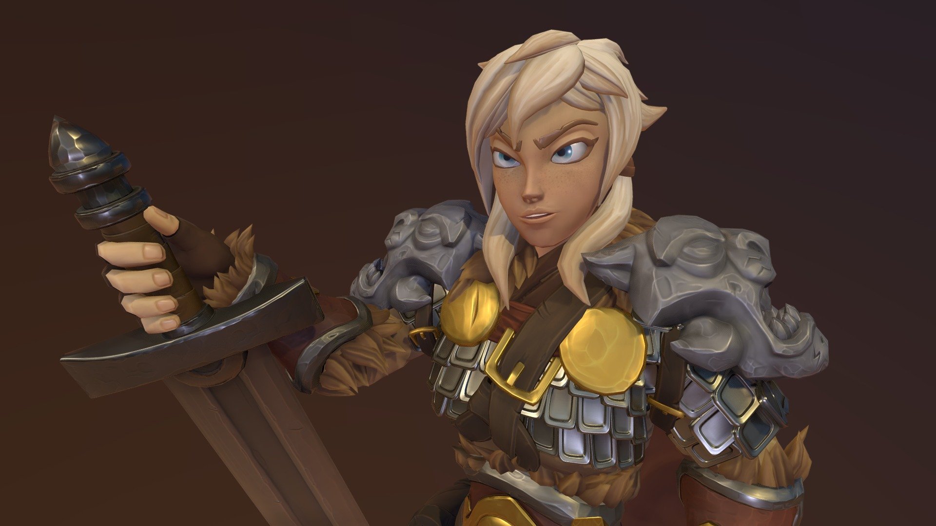 Anja - 3D model by Typhen [fd90998] - Sketchfab
