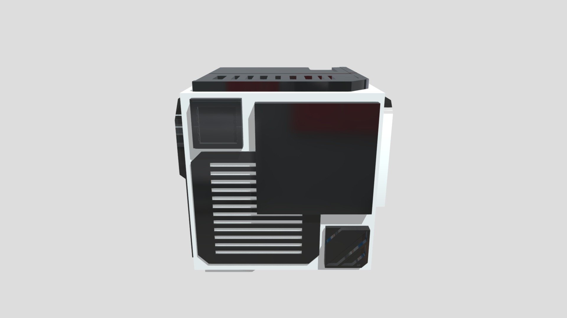 Mecha Cube - Download Free 3D model by jsp (@pavilionjerome) [fd90bb0 ...