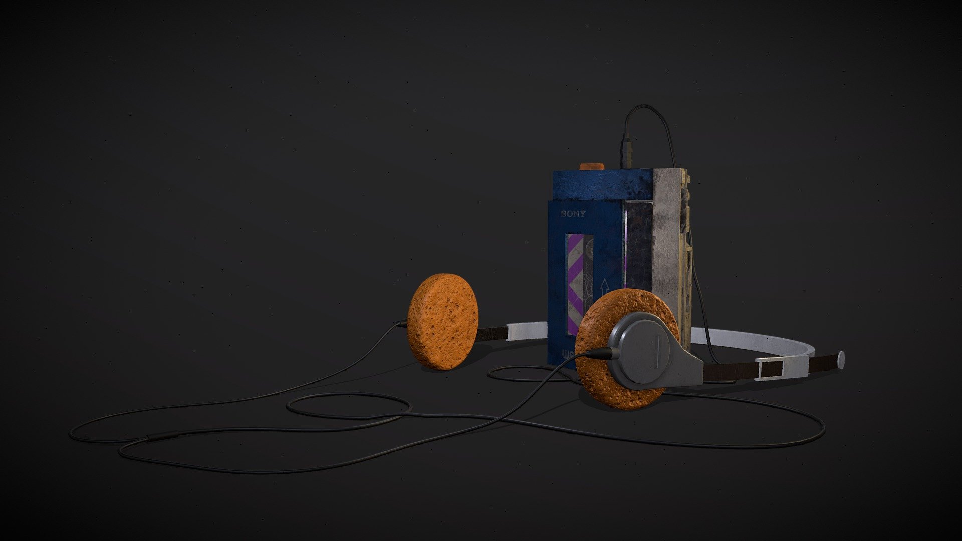 Walkman Sony - Buy Royalty Free 3D model by TheRaffe (@Th3Raffe ...
