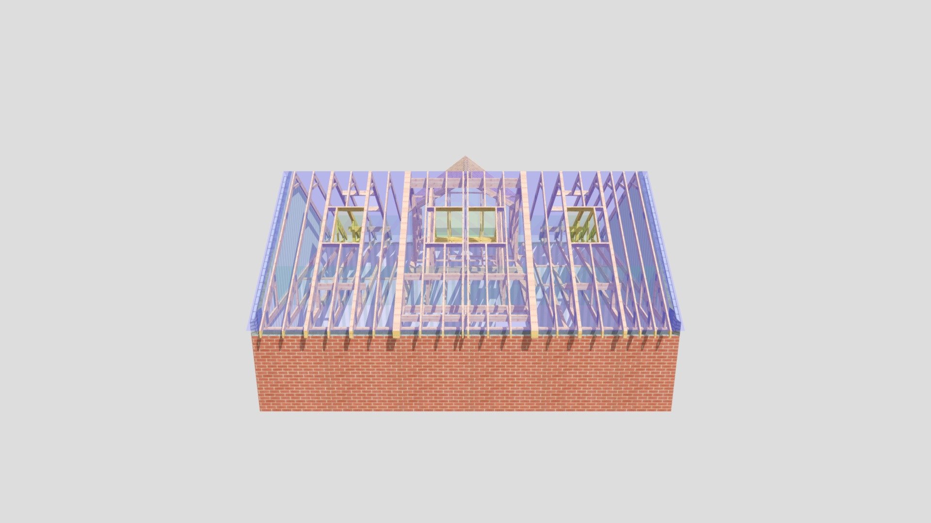 Roof Truss Project - Download Free 3D model by mrcopples [fd9394e ...