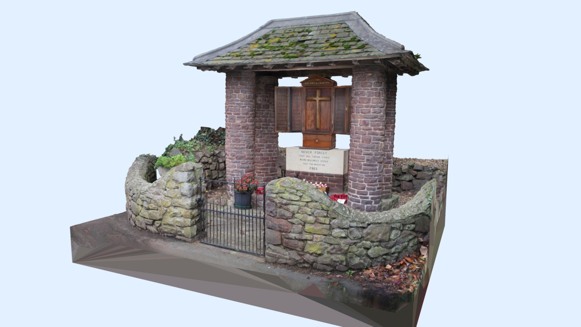Alcombe War Memorial - Download Free 3D model by Bob Currie ...