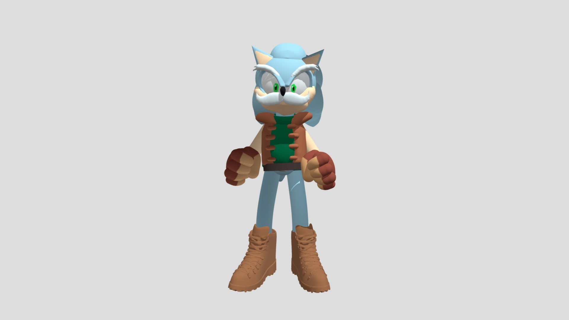 Charles The Hedgehog (Uncle Chuck) - 3D model by NexusSpeedster ...