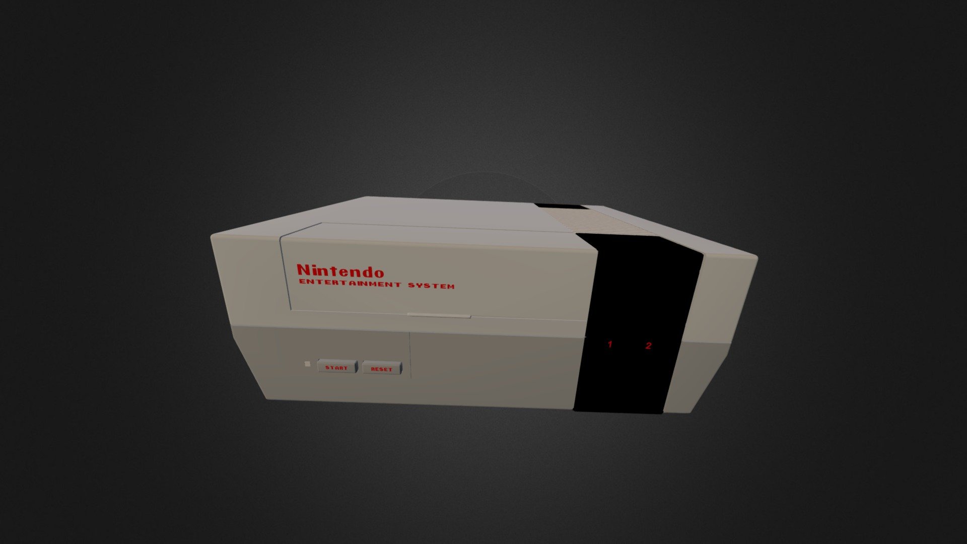 Nintendo 8 Bit Console - 3D model by RetromanIE [fd98531] - Sketchfab