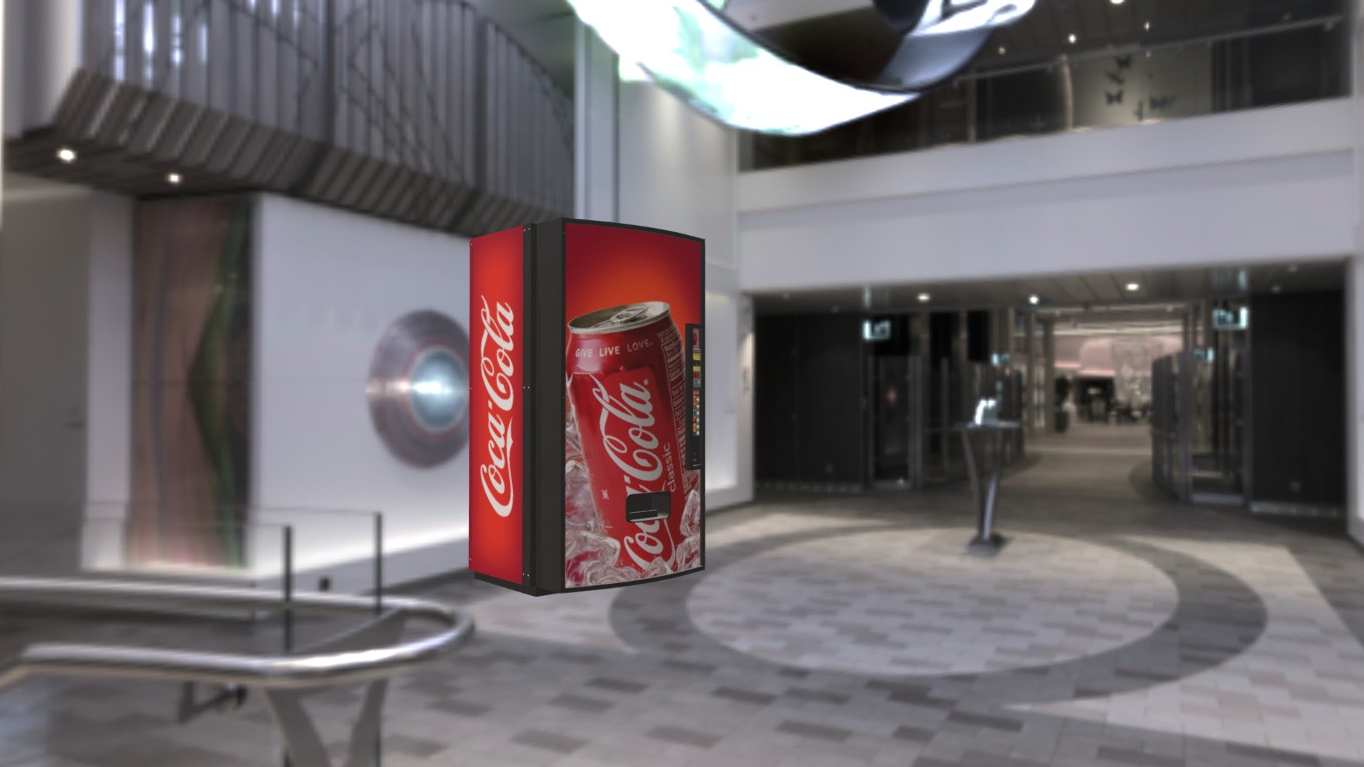 Coca Cola Vending Machine - Download Free 3D model by mom ...