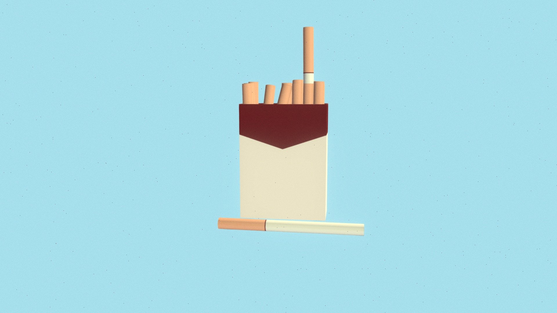 Cigarette Packet - Download Free 3D model by Jacobic [fd9b718] - Sketchfab