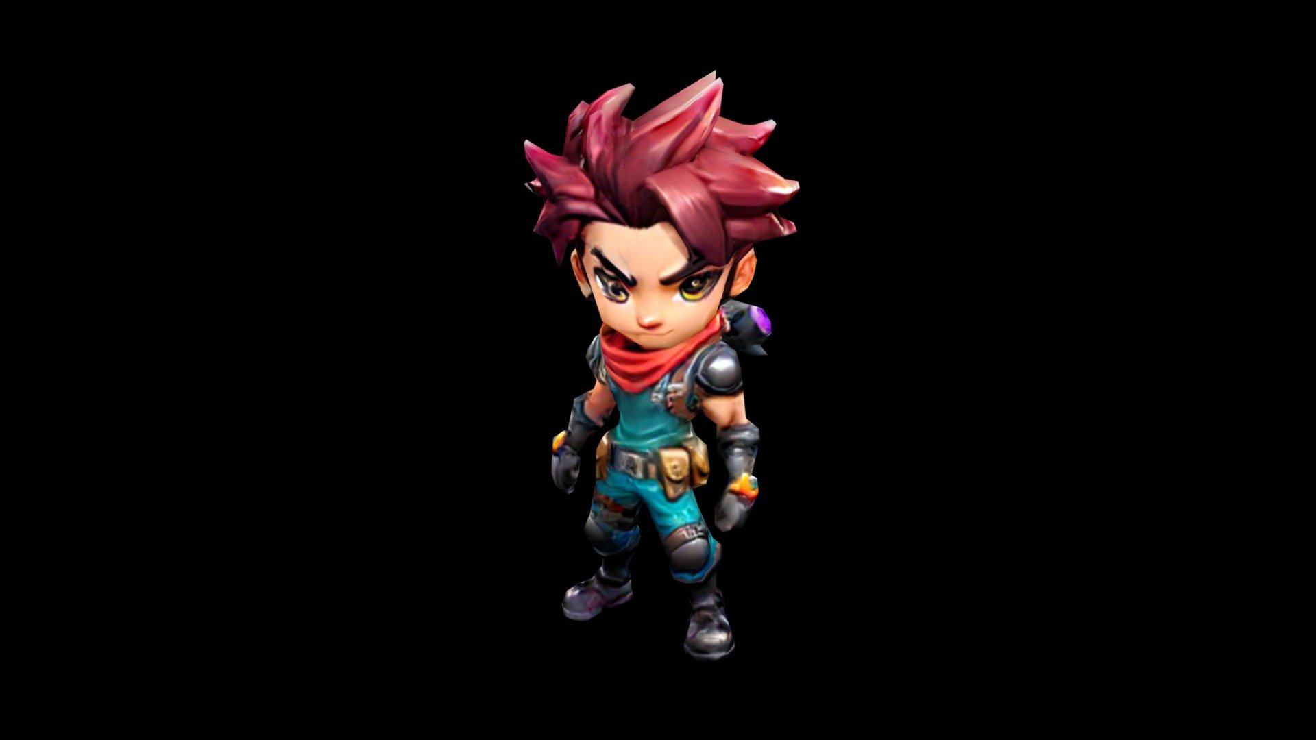 The protagonist image from an action-packed vide - Download Free 3D ...