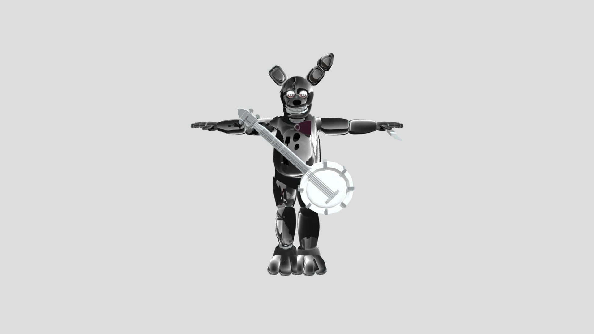 Image To Stl.com_movie_withered_springbonnie - Download Free 3D model ...