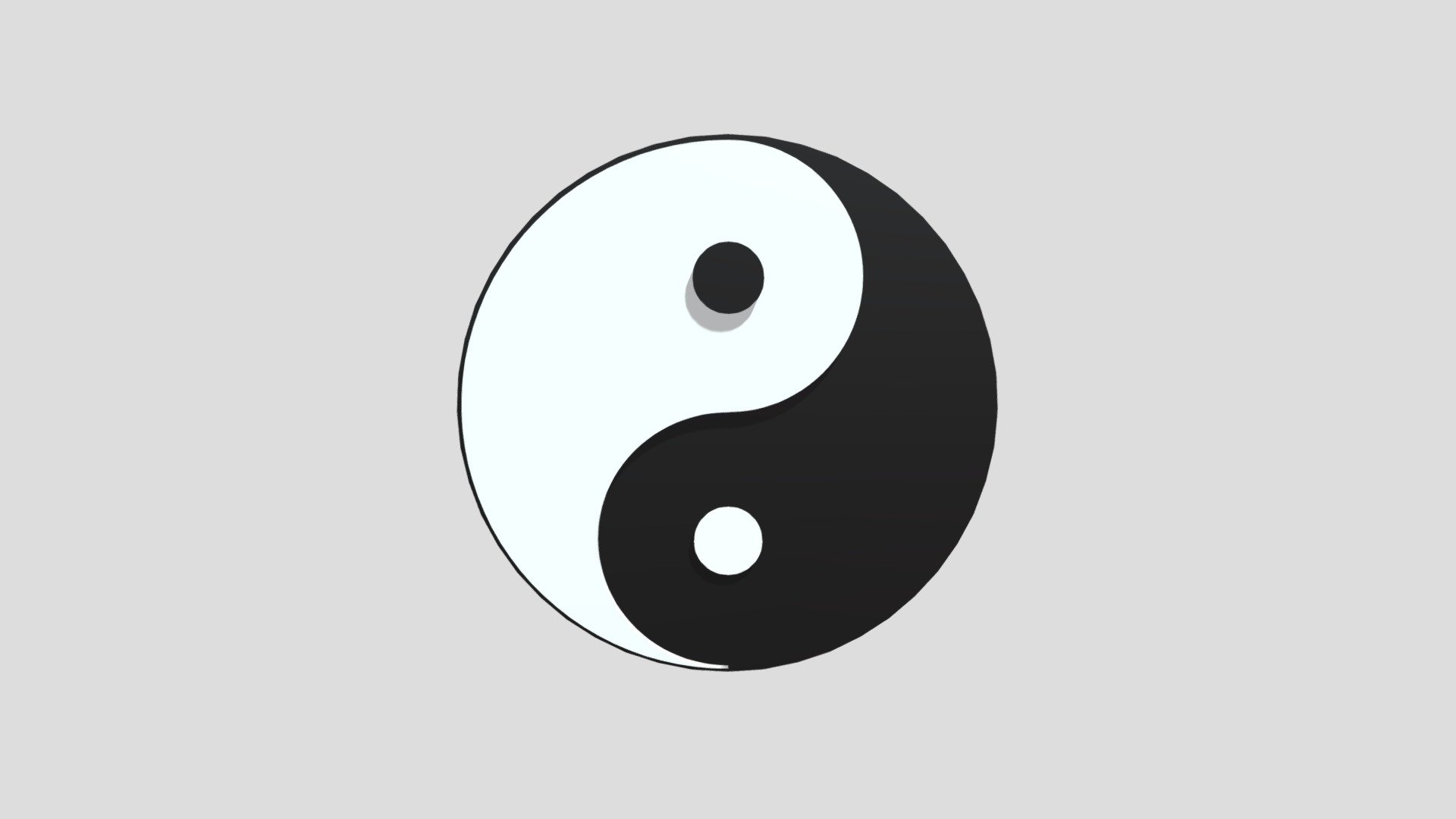 Yin And Yang - Download Free 3D model by Akinremi [fd9dba0] - Sketchfab