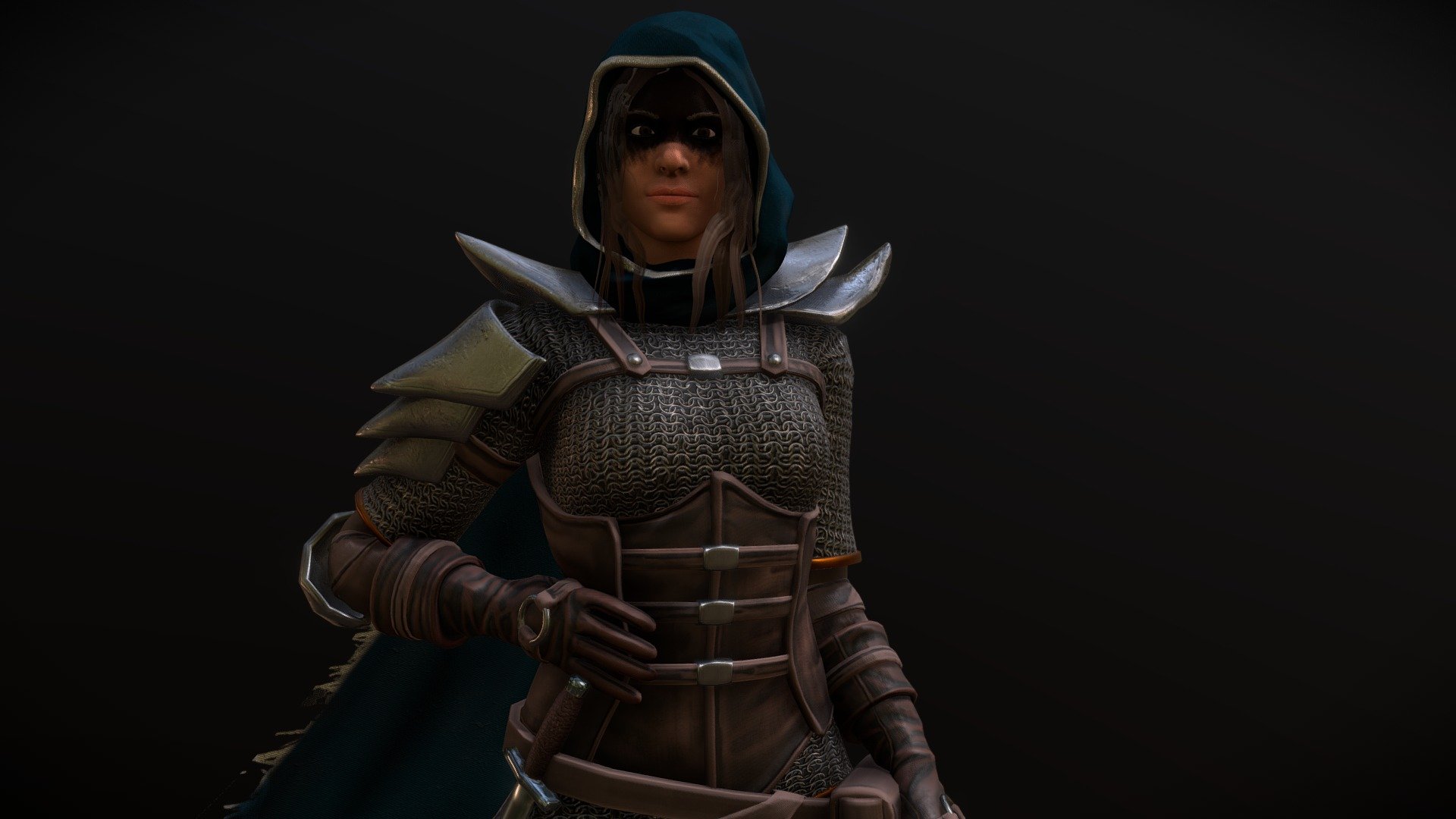 Female Warrior - 3D model by srohowyj [fd9e538] - Sketchfab
