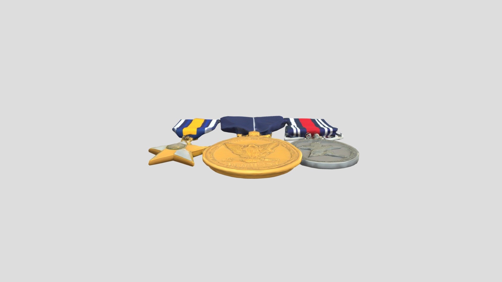 military medals - Download Free 3D model by fran1010 [fd9f596] - Sketchfab