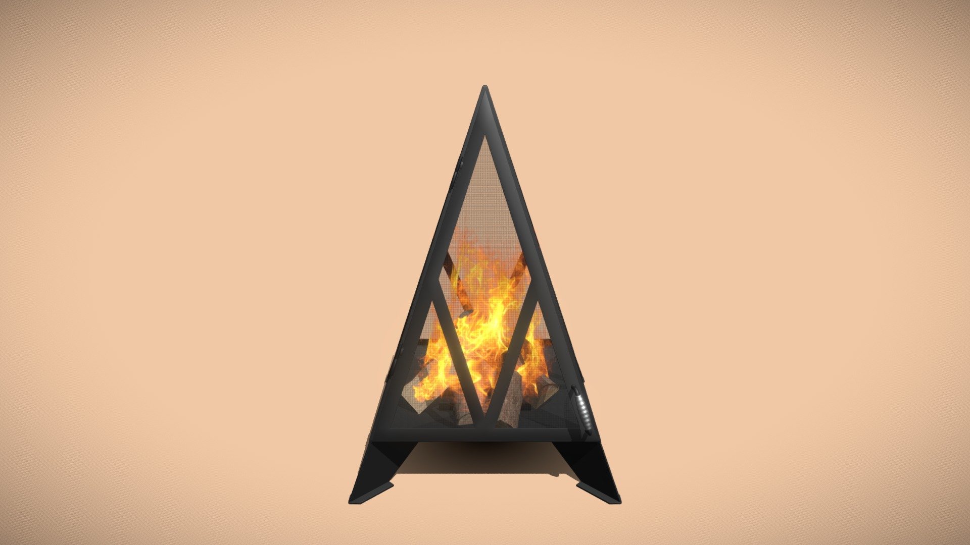 Fire Pit - Pyramid - Buy Royalty Free 3D model by Render at Night ...