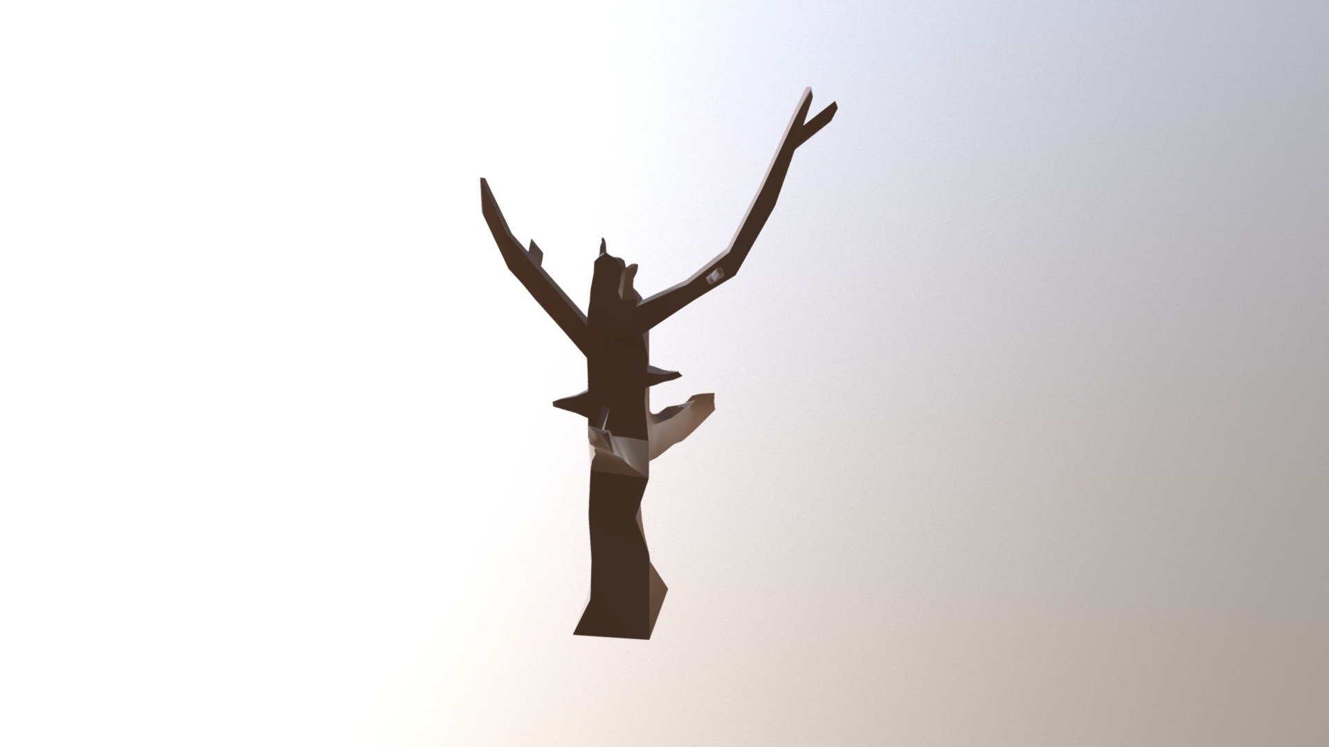 A leafless, dead tree - 3D model by CWcomptech (@tking) [fda0df2 ...