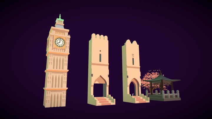 Clocktower 3D models - Sketchfab