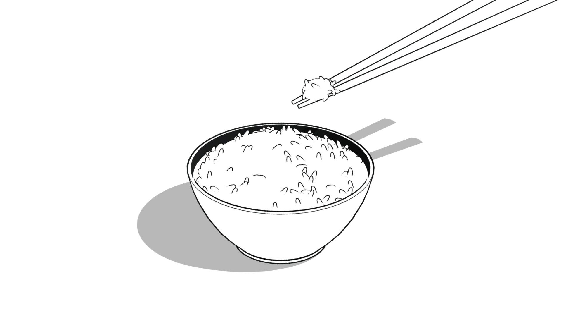 Manga food - Rice - 3D model by Polza (@8.in.glasses) [fda4cd6] - Sketchfab