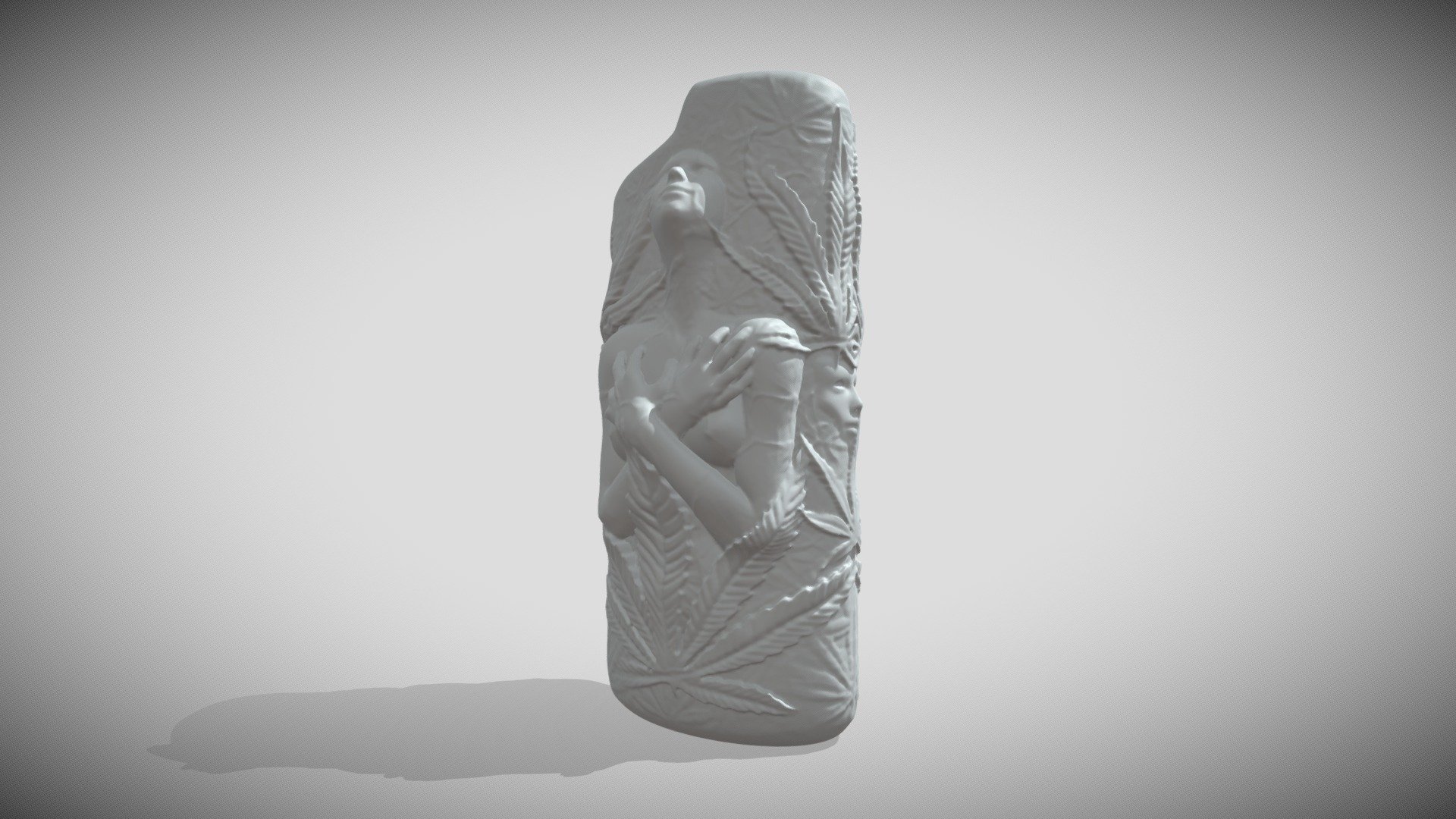Ganja Woman Lighter Case - 3D model by G6Dillusion (@glauberbarba ...