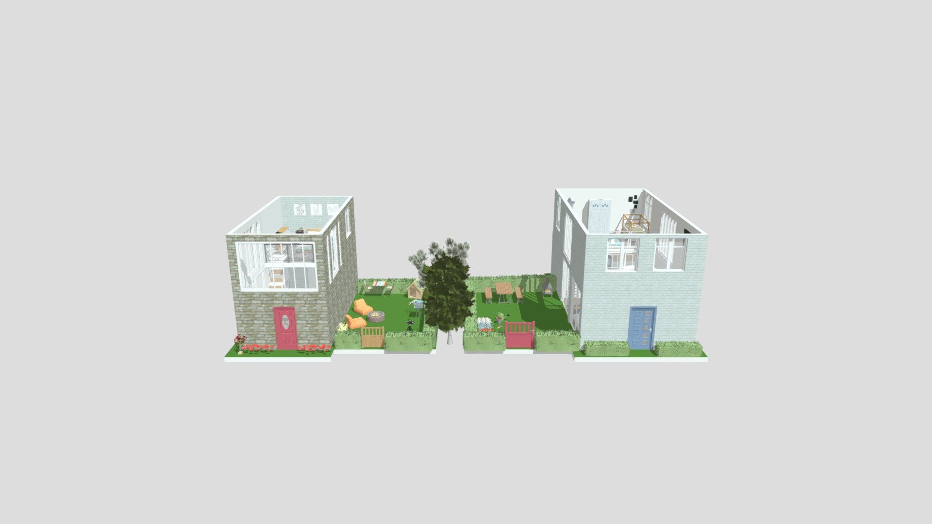 caravan camp - Download Free 3D model by Home Design 3D (@homedesign3d ...
