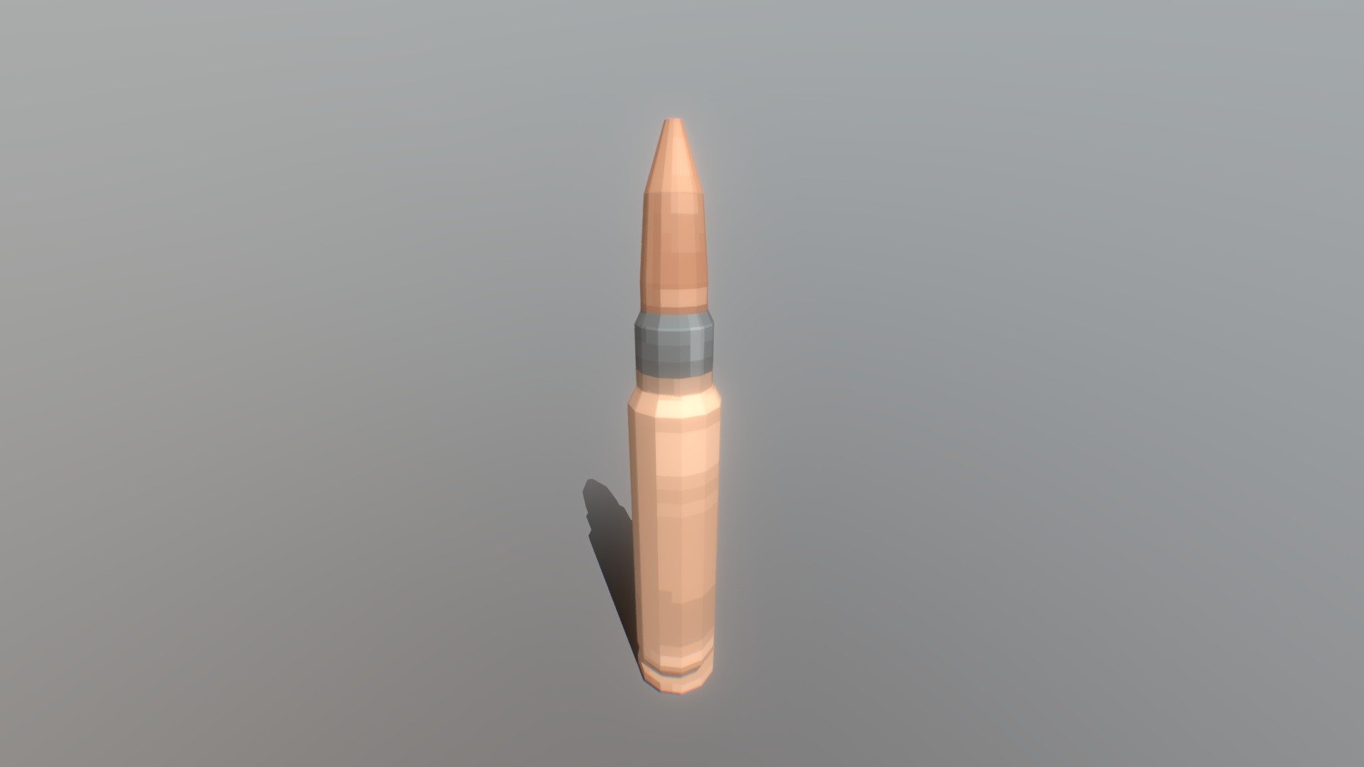 Low-Poly 50 Caliber BMG - Download Free 3D model by Caffeinated Logis ...
