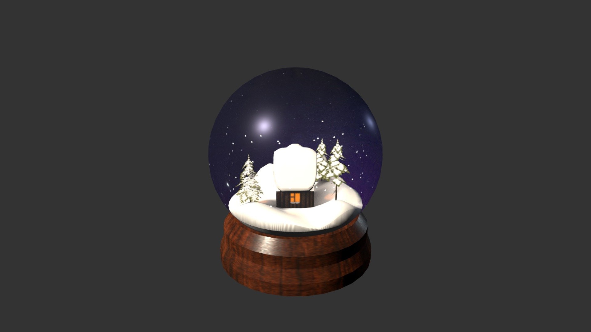 Snowglobe - 3D model by Slider [fdab1e5] - Sketchfab