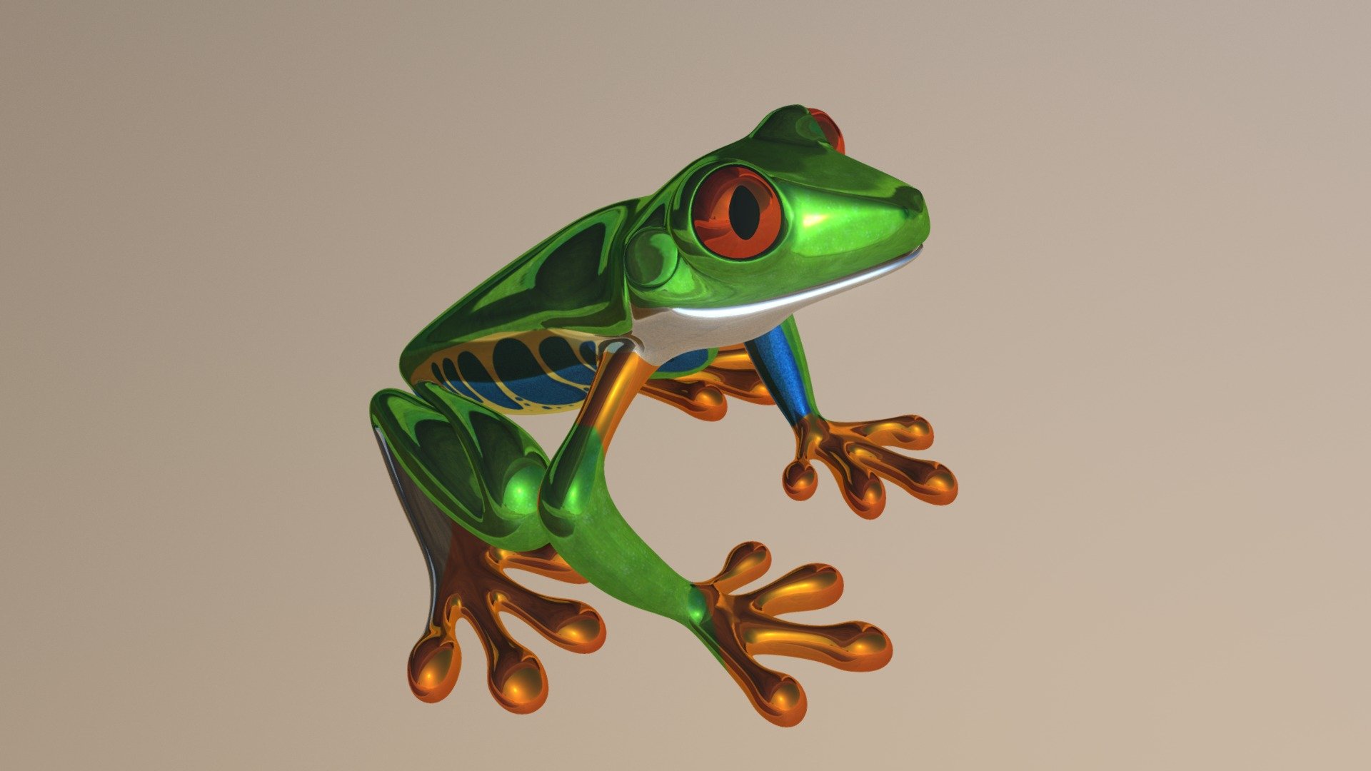 Frog - 3D model by donghan [fdadbb5] - Sketchfab