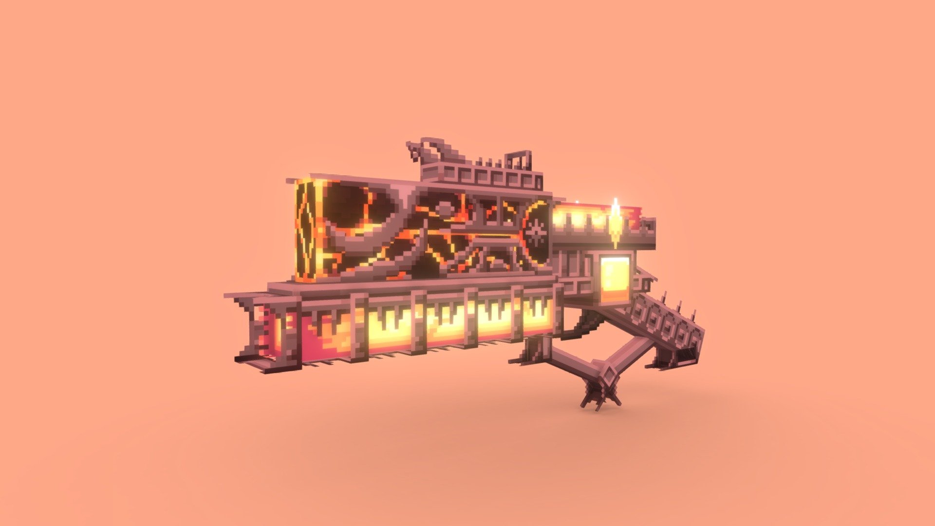 Fantasy Sun gun - 3D model by SangUk (@sanguk0248) [fdadf2b] - Sketchfab