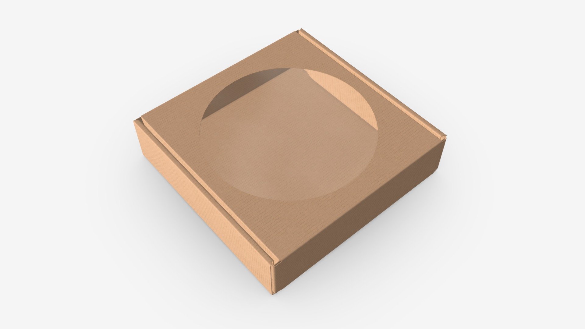 Corrugated Cardboard Box with Window 02 - Buy Royalty Free 3D model by ...