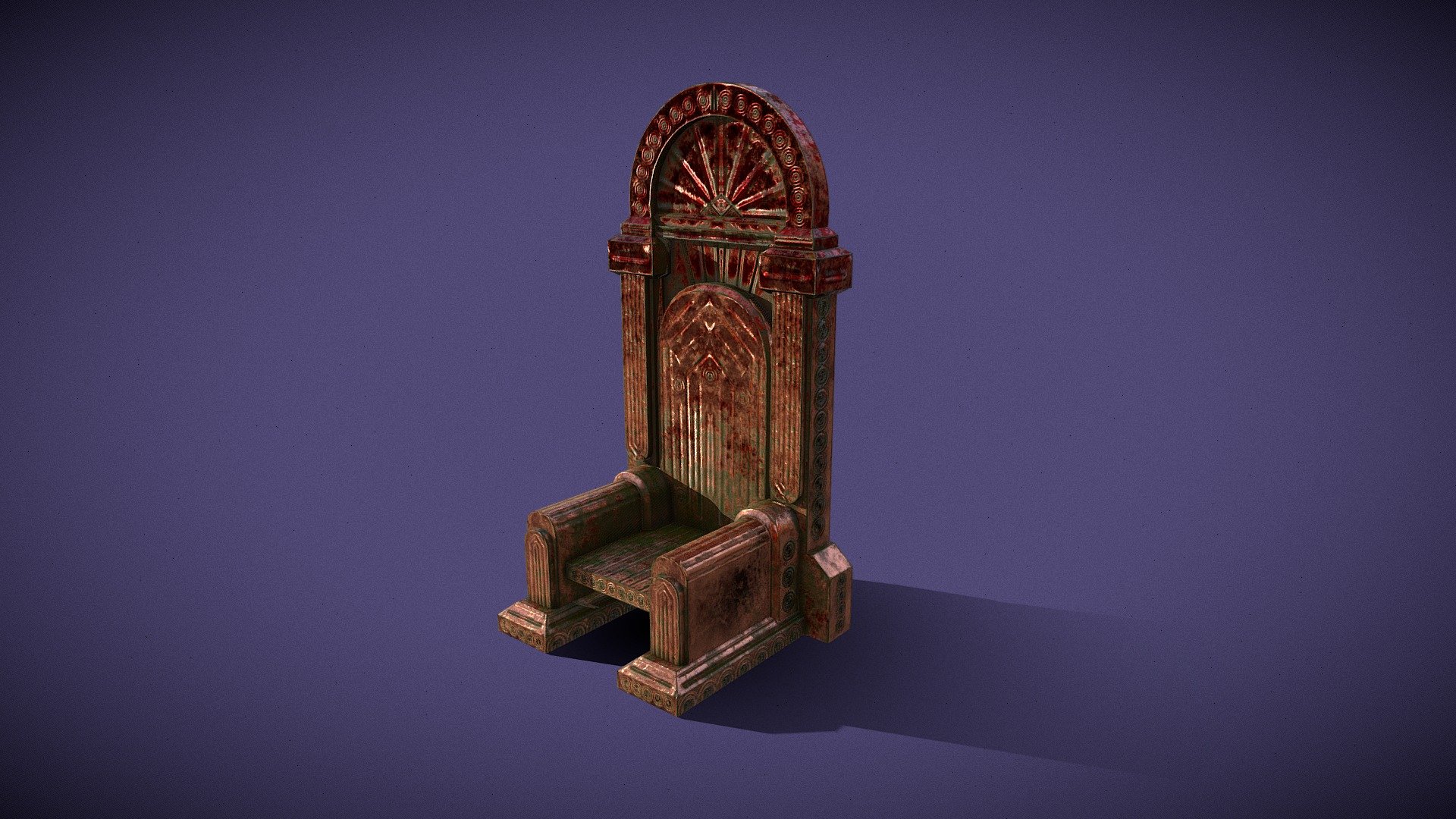 Trone Lowpoly - Download Free 3D model by V.Wios (@Viktorian_Wios ...