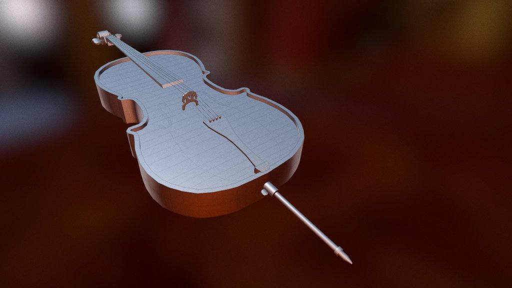 Cello - 3D model by RachelThom7 [fdb1a57] - Sketchfab