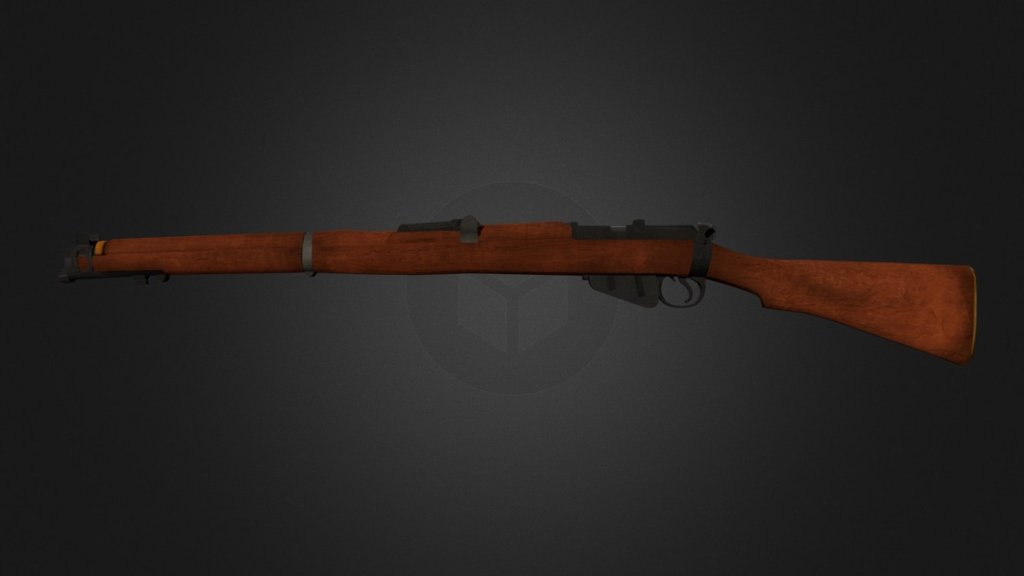 World War 1 Lee Enfield Rifle - 3D model by insanerules [fdb2087 ...