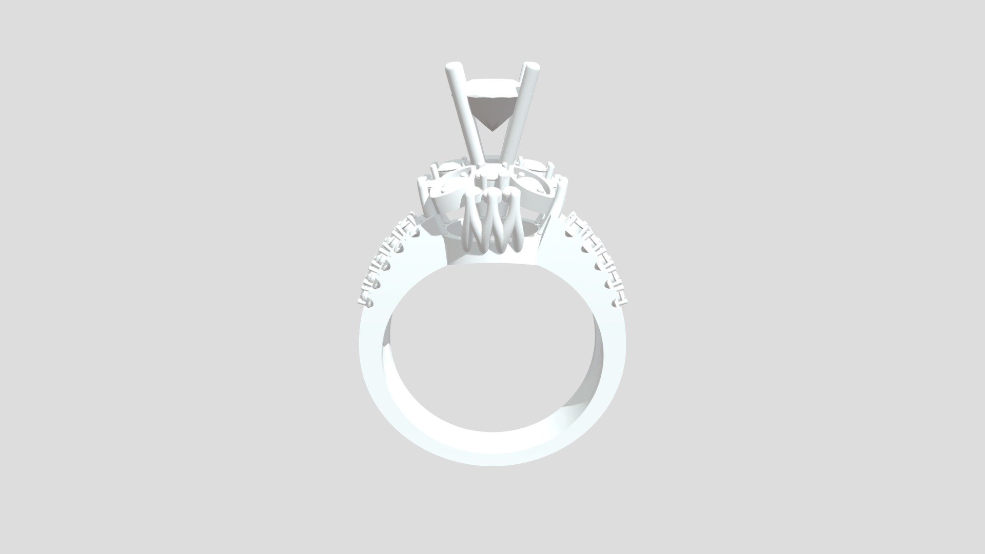 Diamond Ring - 3D model by zunk [fdb23c2] - Sketchfab