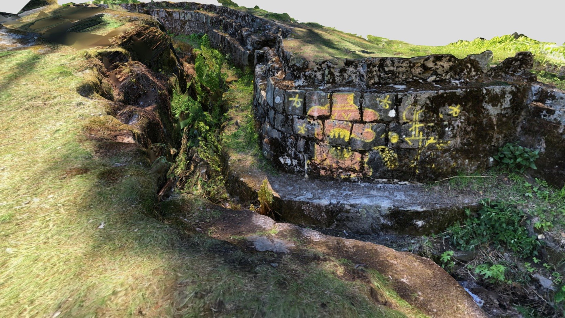 WW1 trench in Kannelmäki, Helsinki, Finland - Download Free 3D model by ...