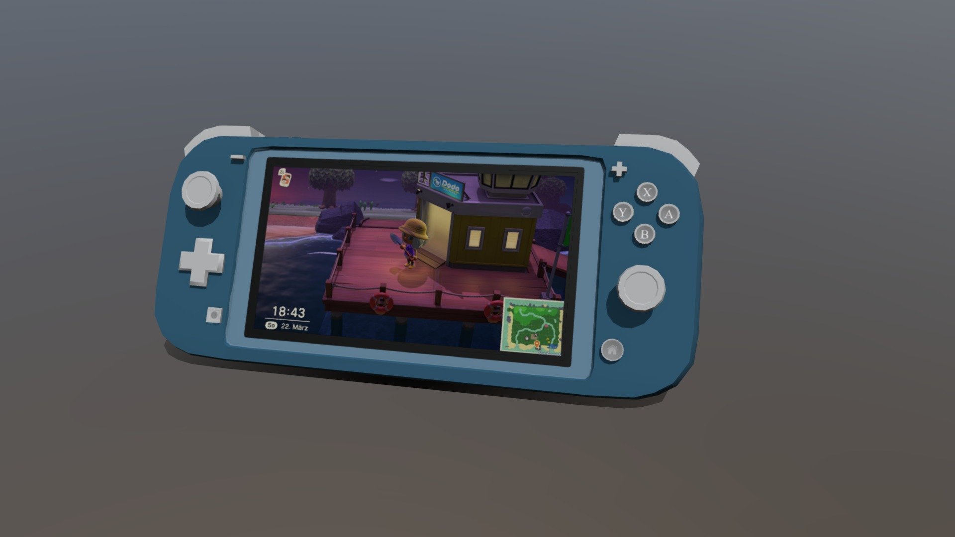 Nintendo Switch Lite - Low Poly - 3D model by Arasnia Arts (@Arasnia ...
