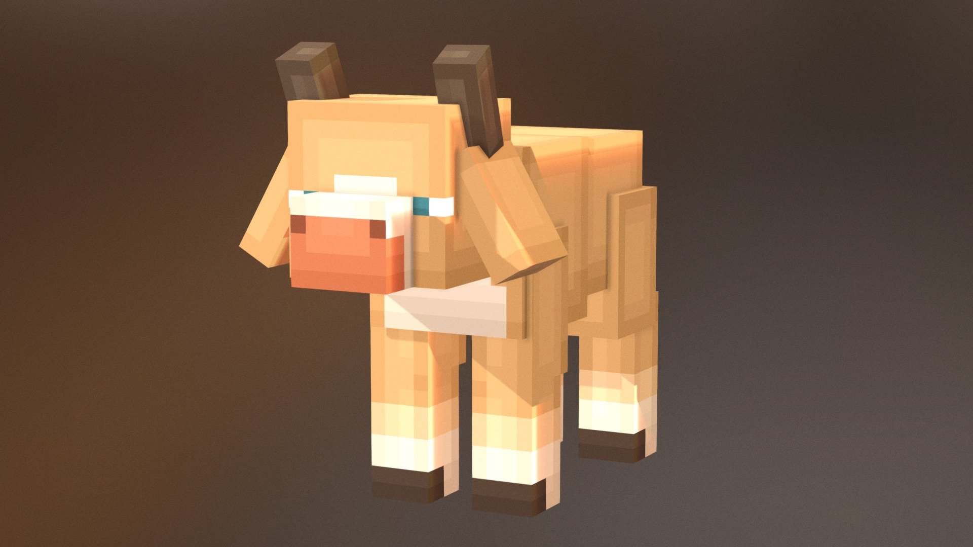 Minecraft Cow Re-Design - (New Attempt) - 3D model by jessdragon12 ...