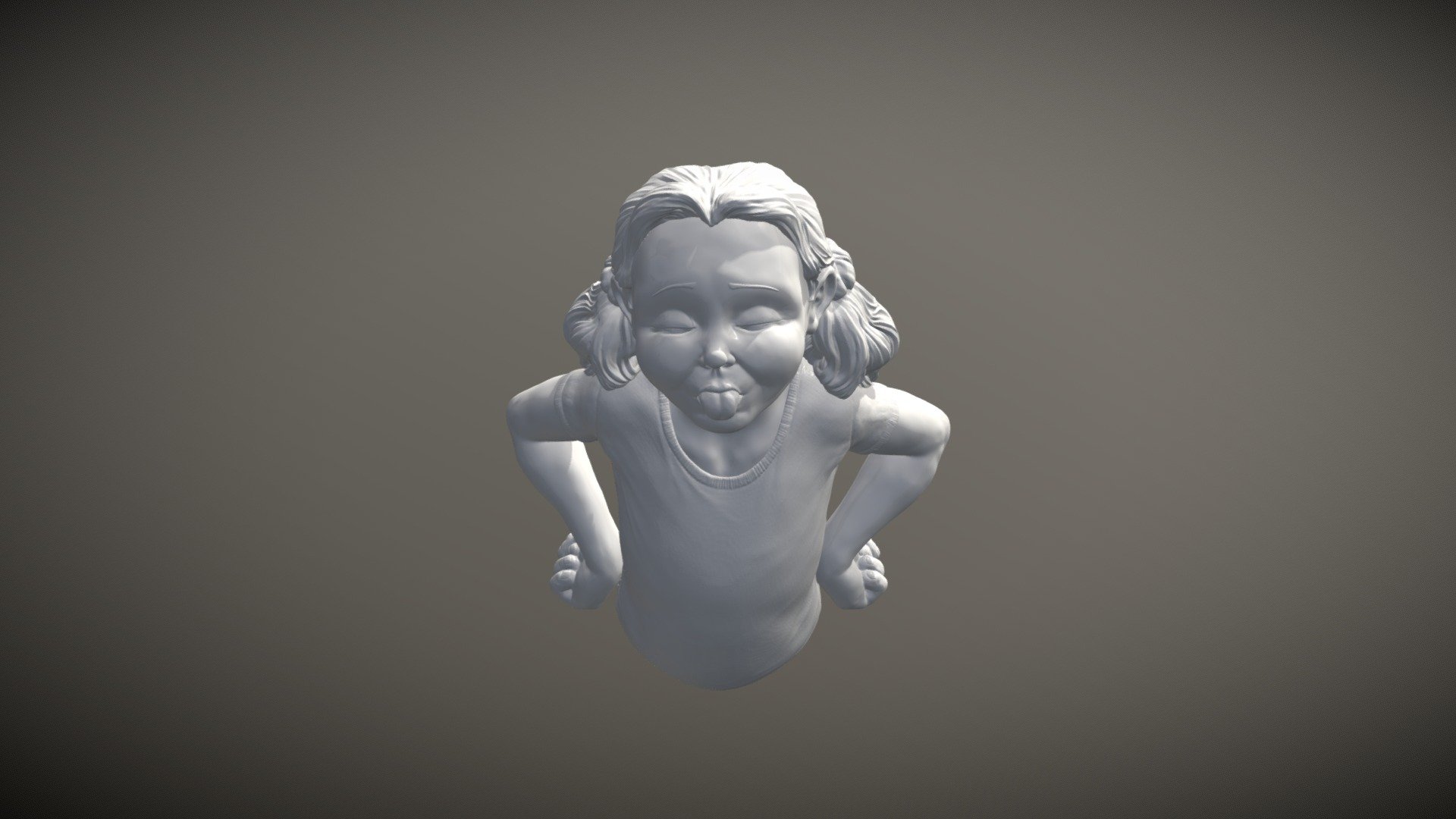 Fancy girl bust 3d model - Download Free 3D model by mh.eazazi [fdb4498 ...