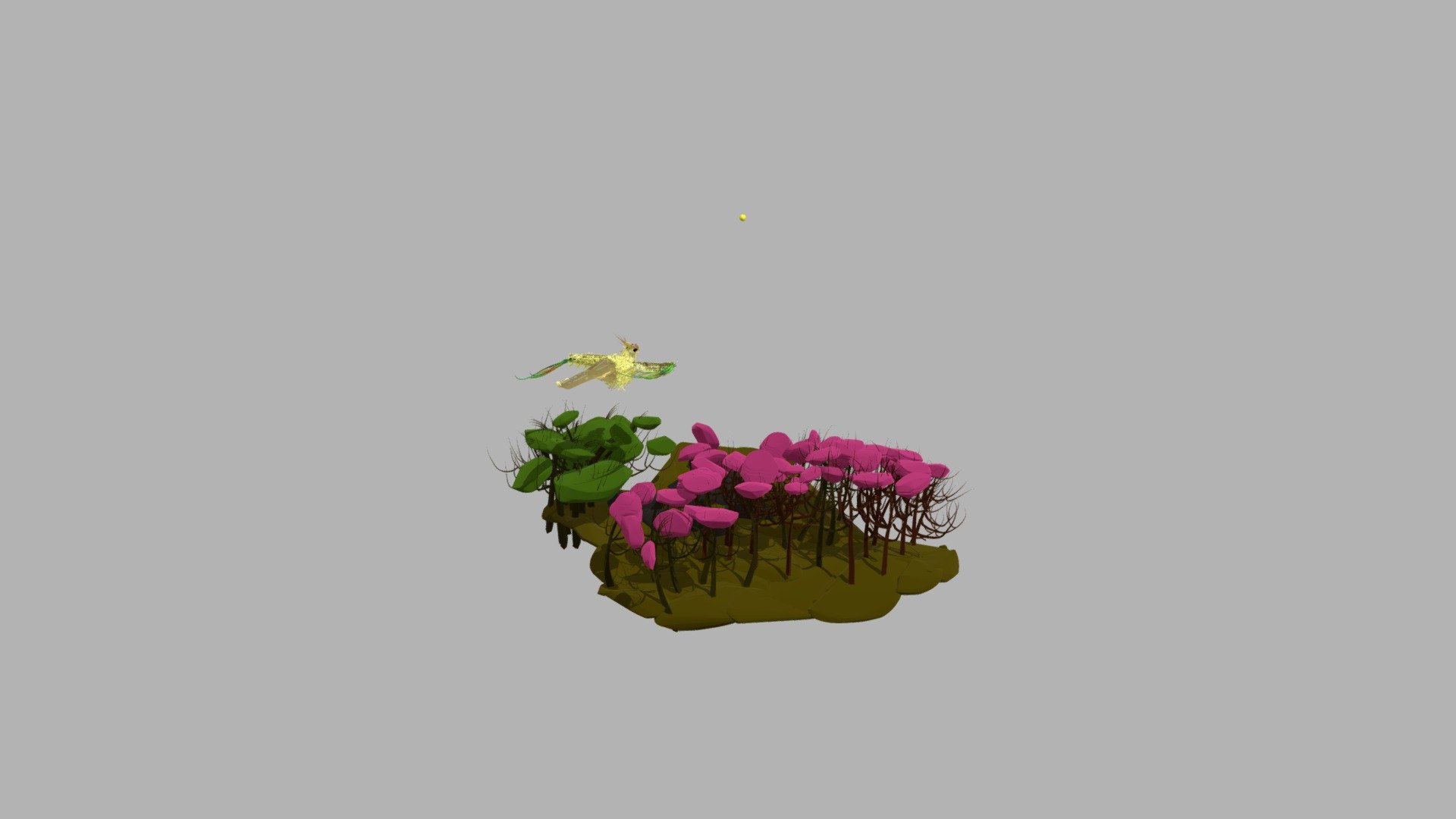 Flying bird - 3D model by kevin.wh.wang1115 [fdb5e75] - Sketchfab