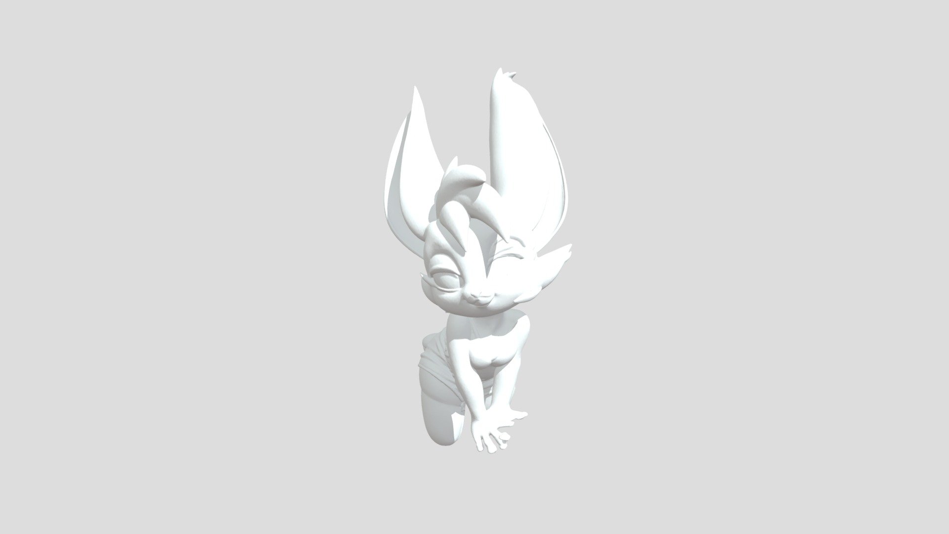 Cartoon bunny Design by Raz - 3D model by Raz Artist (@marshmallonyugi ...