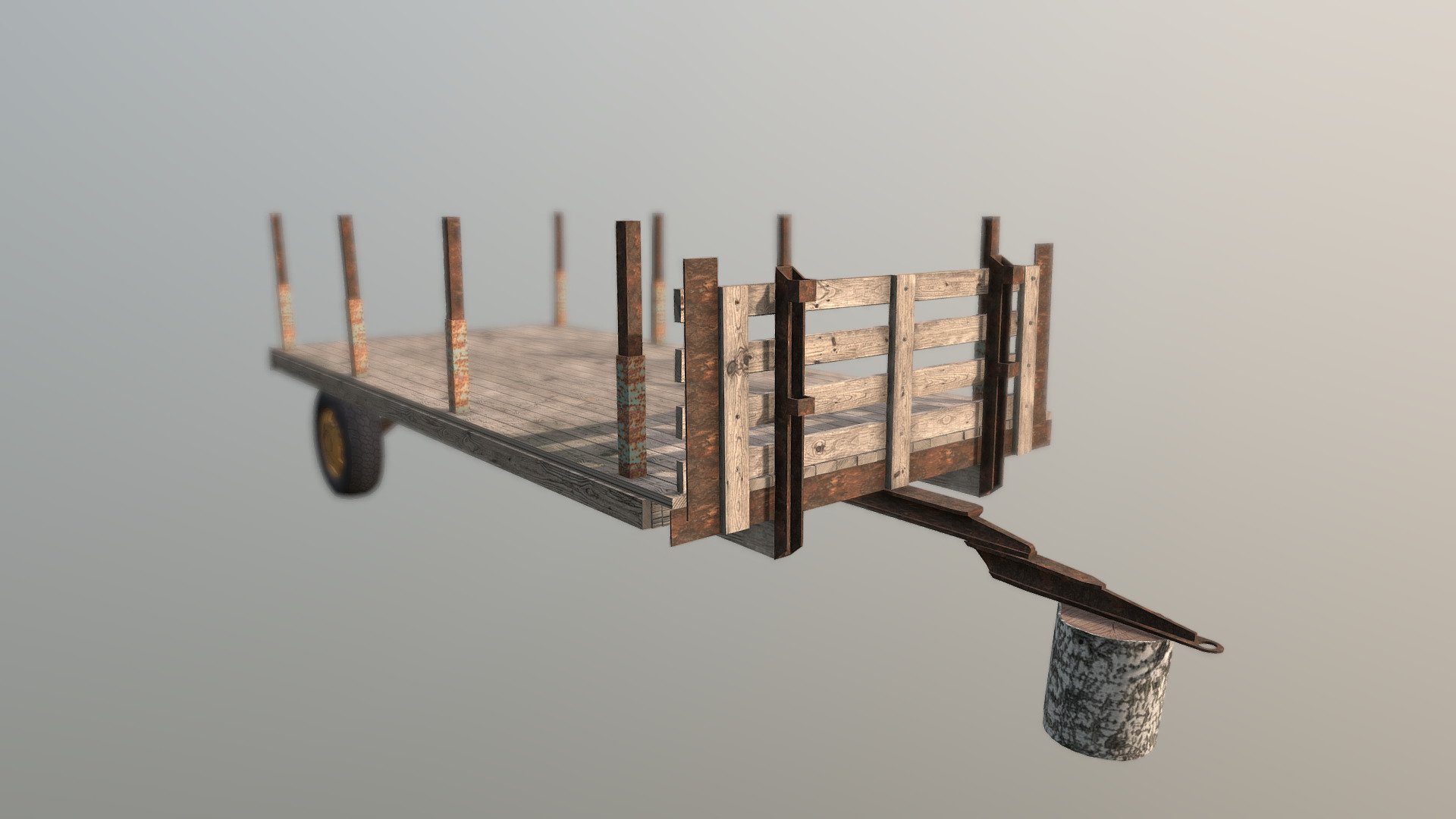 Tractor Trailer - Download Free 3D model by miska347 [fdb6a2d] - Sketchfab