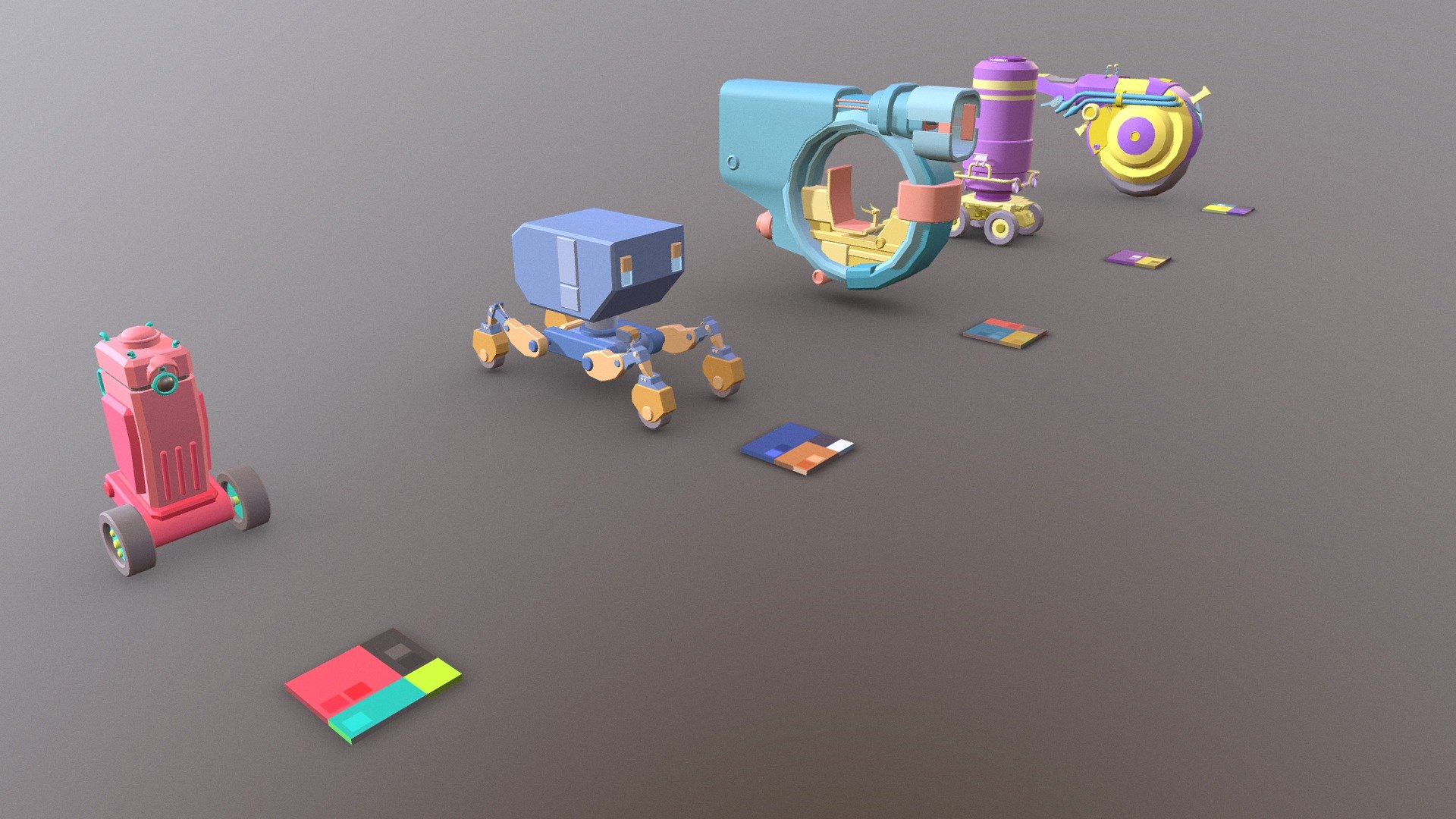 [HW XYZ School] Painting - Download Free 3D model by vegzavr [fdb6f95 ...
