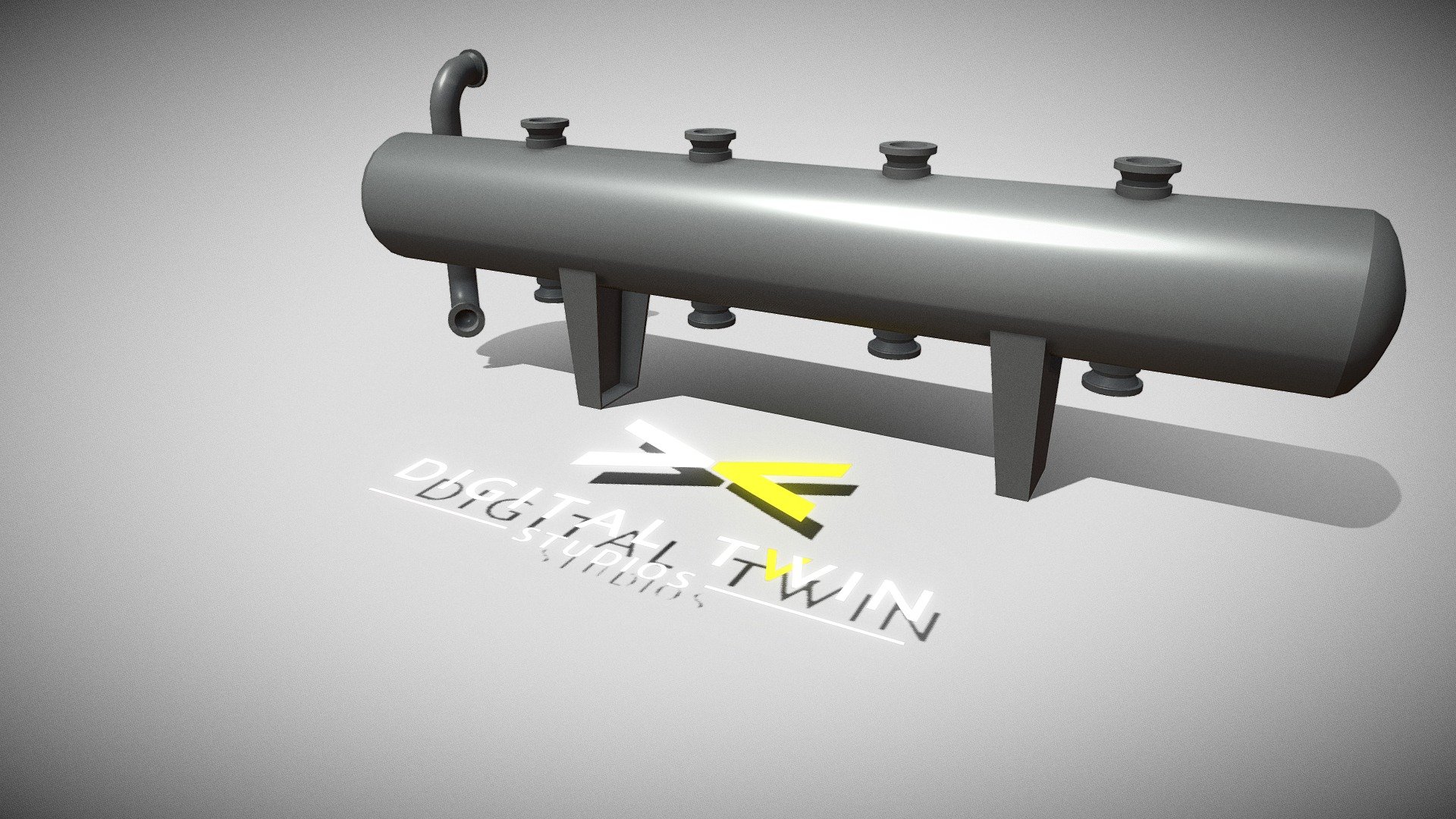 Heat Exchanger - 3D model by Digital Twin Studios (@DigitalTwinStudios ...