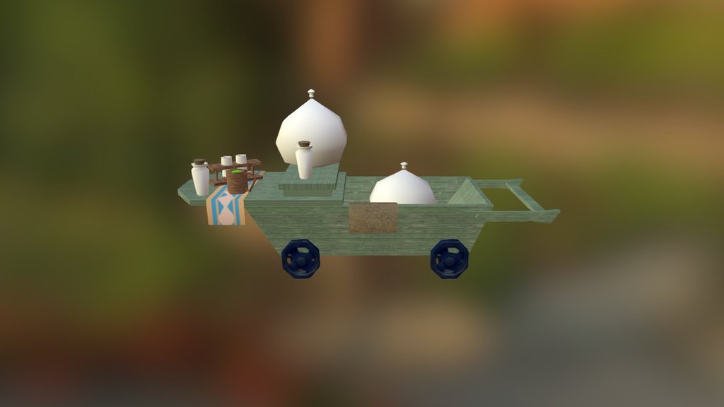 Potion Cart - 3D model by anderchang26 [fdb868d] - Sketchfab