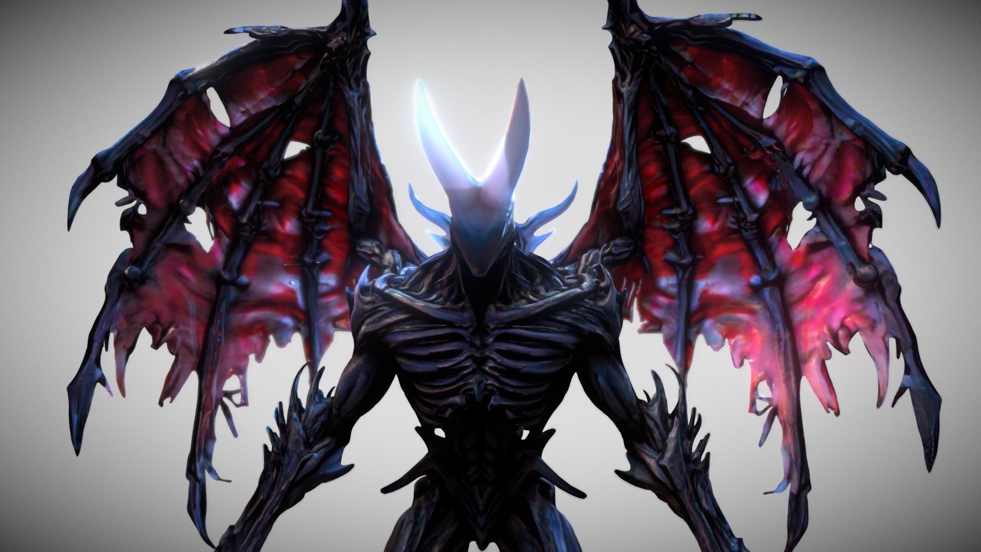 Faceless Demon High-Poly Dark Fantasy Character - Download Free 3D ...